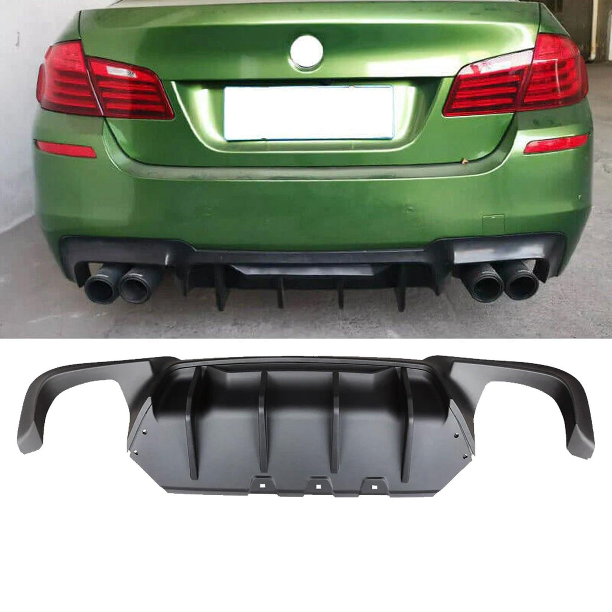 NINTE For 2011-2016 BMW F10 M Sport ABS F90 M5 Rear Diffuser Style NOT ...
