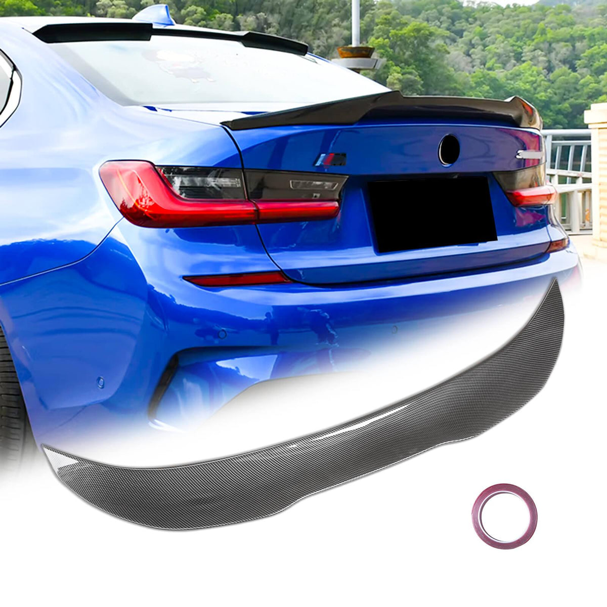 NINTE For 2019-2025 BMW 3-Series G20 330i M340i G80 M3 Rear Spoiler PSM ...