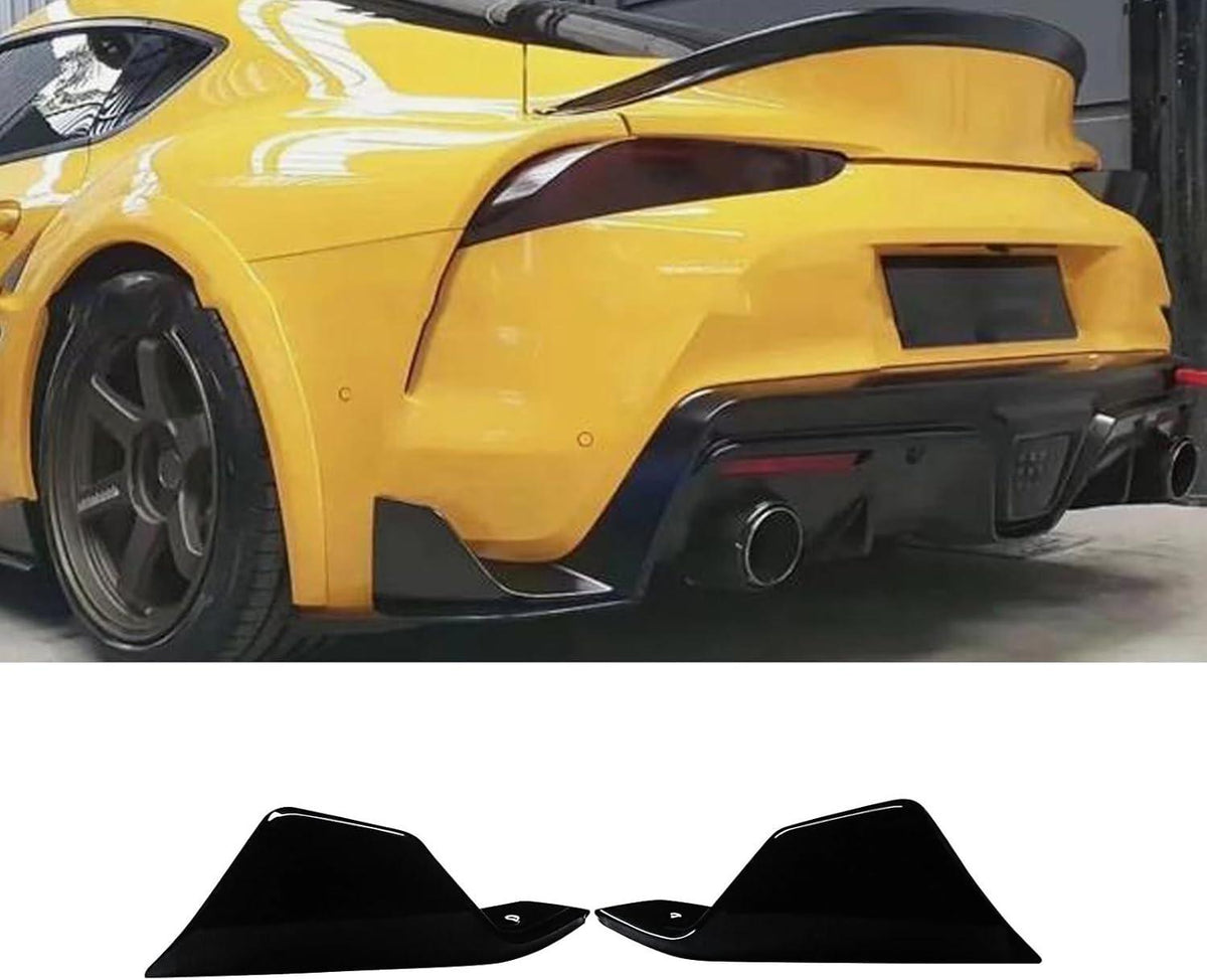 NINTE Rear Diffuser Lower Lip Splitters for 2020-2024 Toyota GR Supra ...