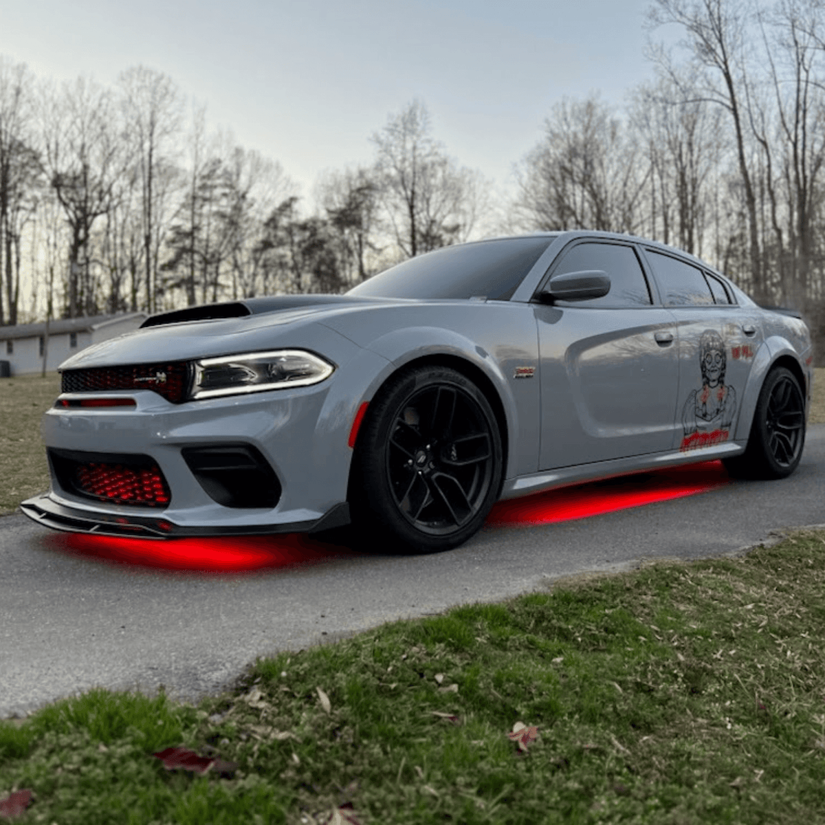 NINTE For 2020-2023 Dodge Charger Widebody Rocker Panel Extension Lip ...