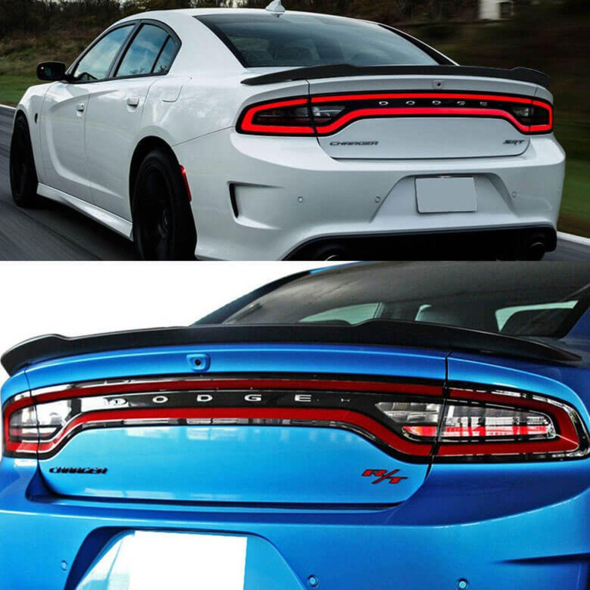NINTE For 2011-2023 Dodge Charger Sedan ABS Hellcat Style Rear Spoiler ...