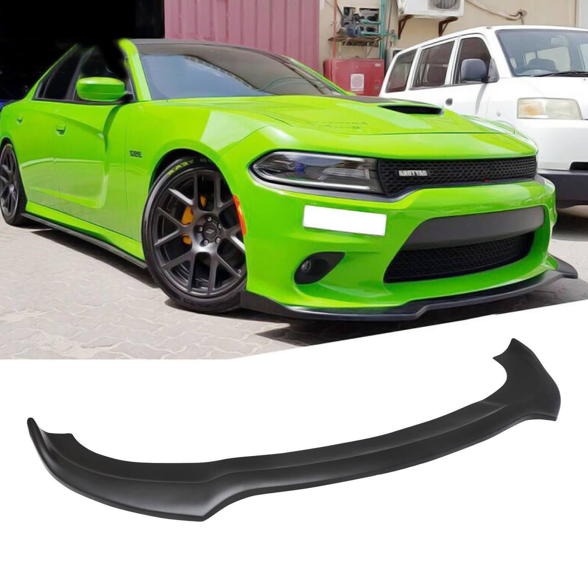 NINTE For 2015-2022 Dodge Charger SRT Front Bumper Lip Splitter 1 Solid ...