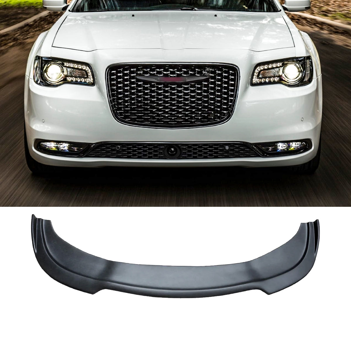 NINTE Front Bumper Lip for 2015-2023 Chrysler 300 R/T RT 1 Piece Style ...
