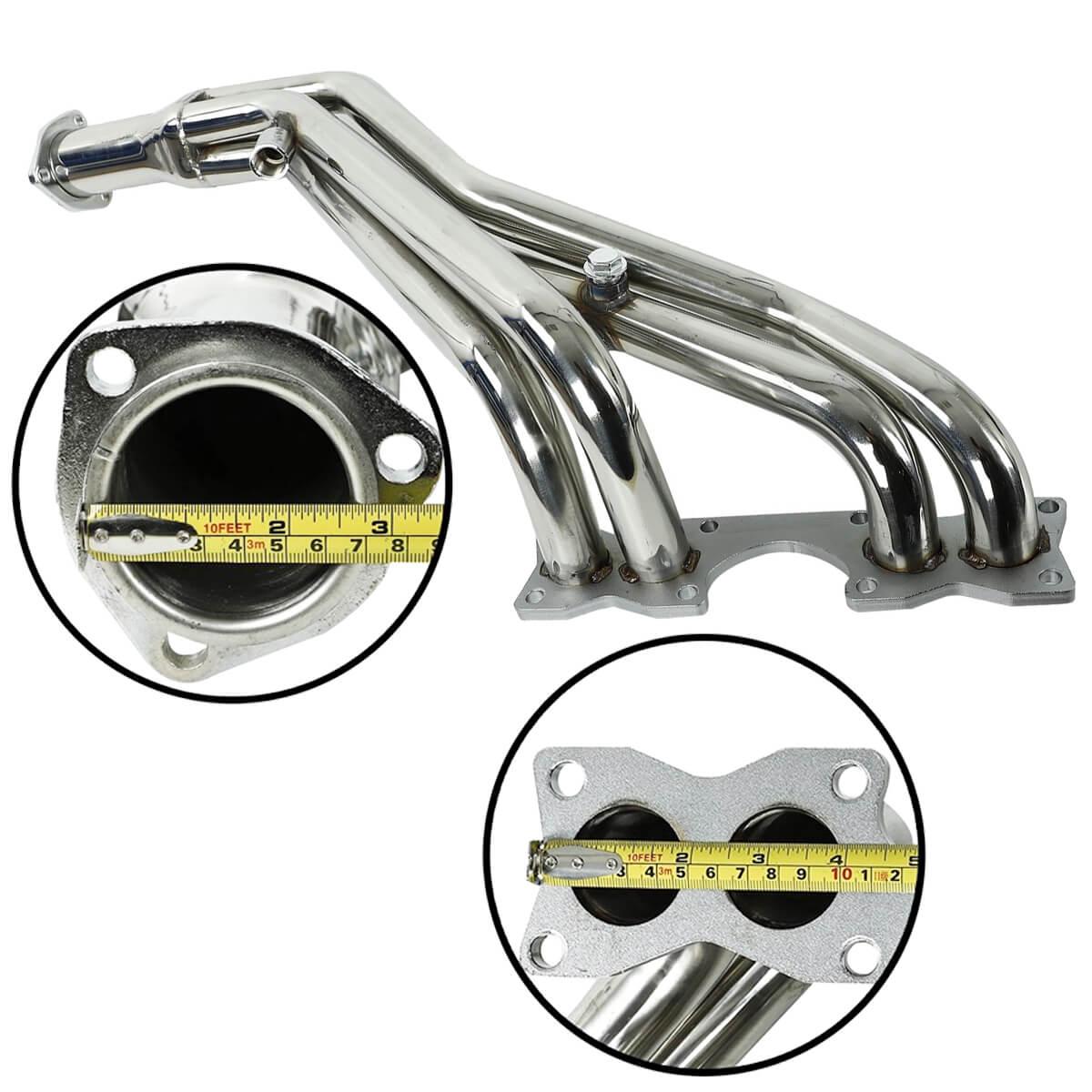 NINTE For 1990-1995 Nissan D21 Hardbody Pickup Truck 2.4L 4WD Exhaust ...