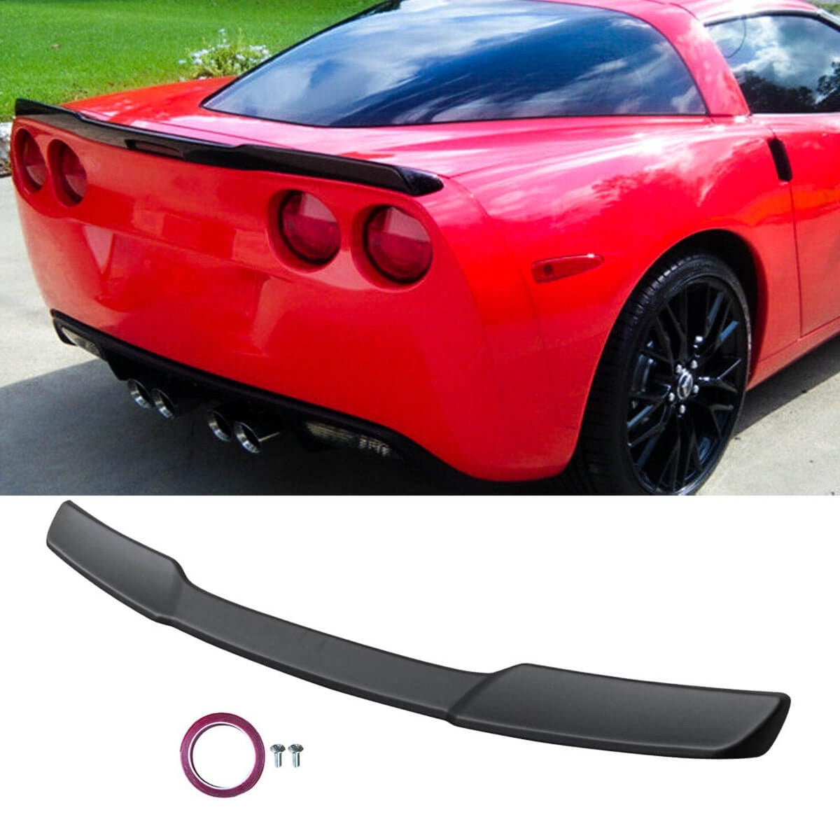 NINTE For 2005-2013 Chevrolet Corvette C6 Rear Spoiler ABS Trunk Wing ...