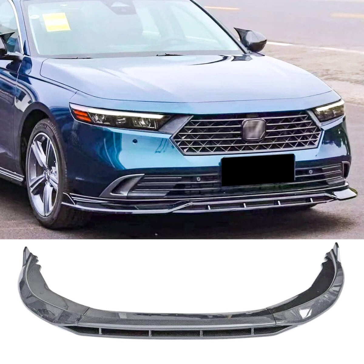 NINTE Front Lip For 2023-2024 Honda Accord Sedan Hybrid Sport