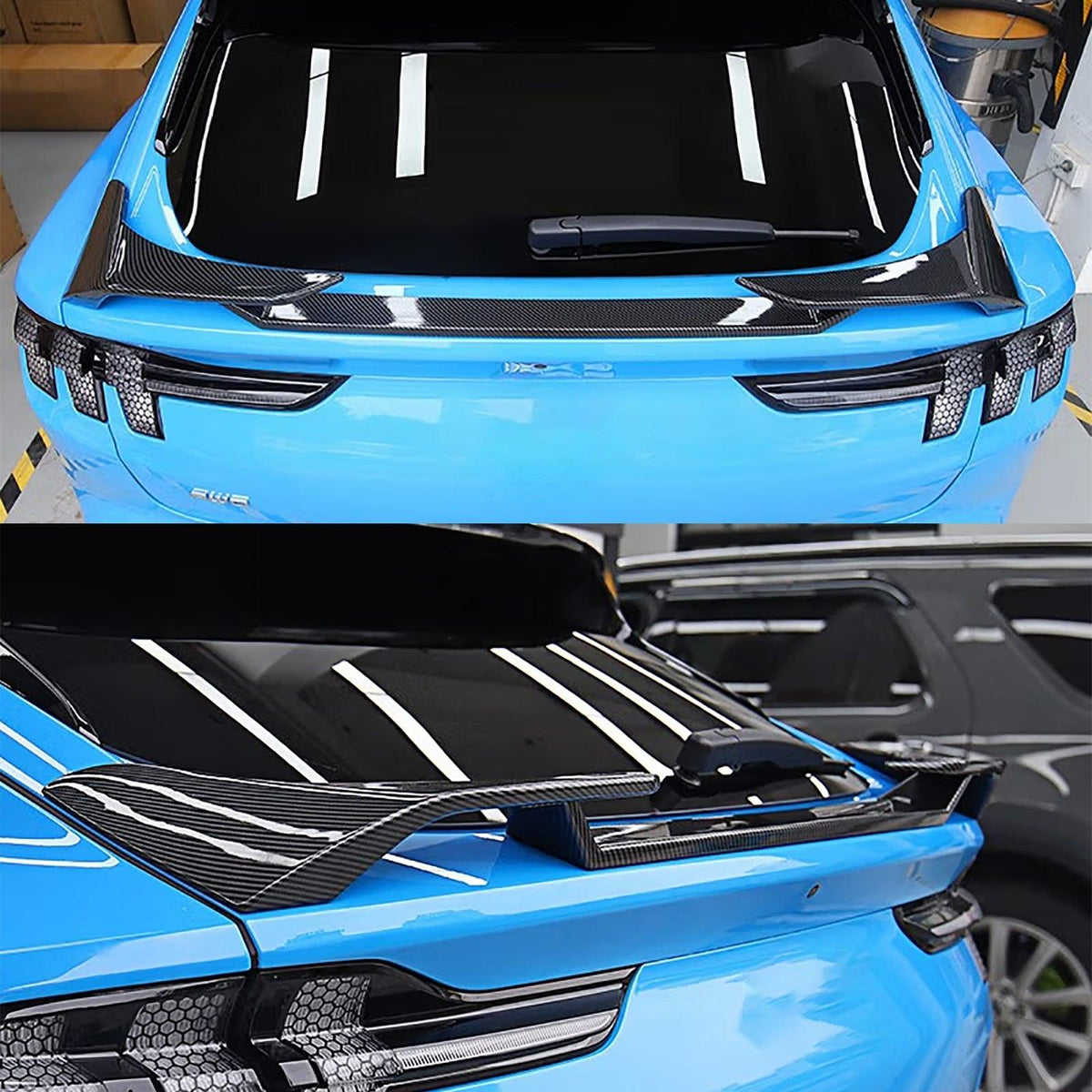 NINTE For 2021-2024 Ford Mustang Mach-E Rear Spoiler Rear Trunk Spoiler ...
