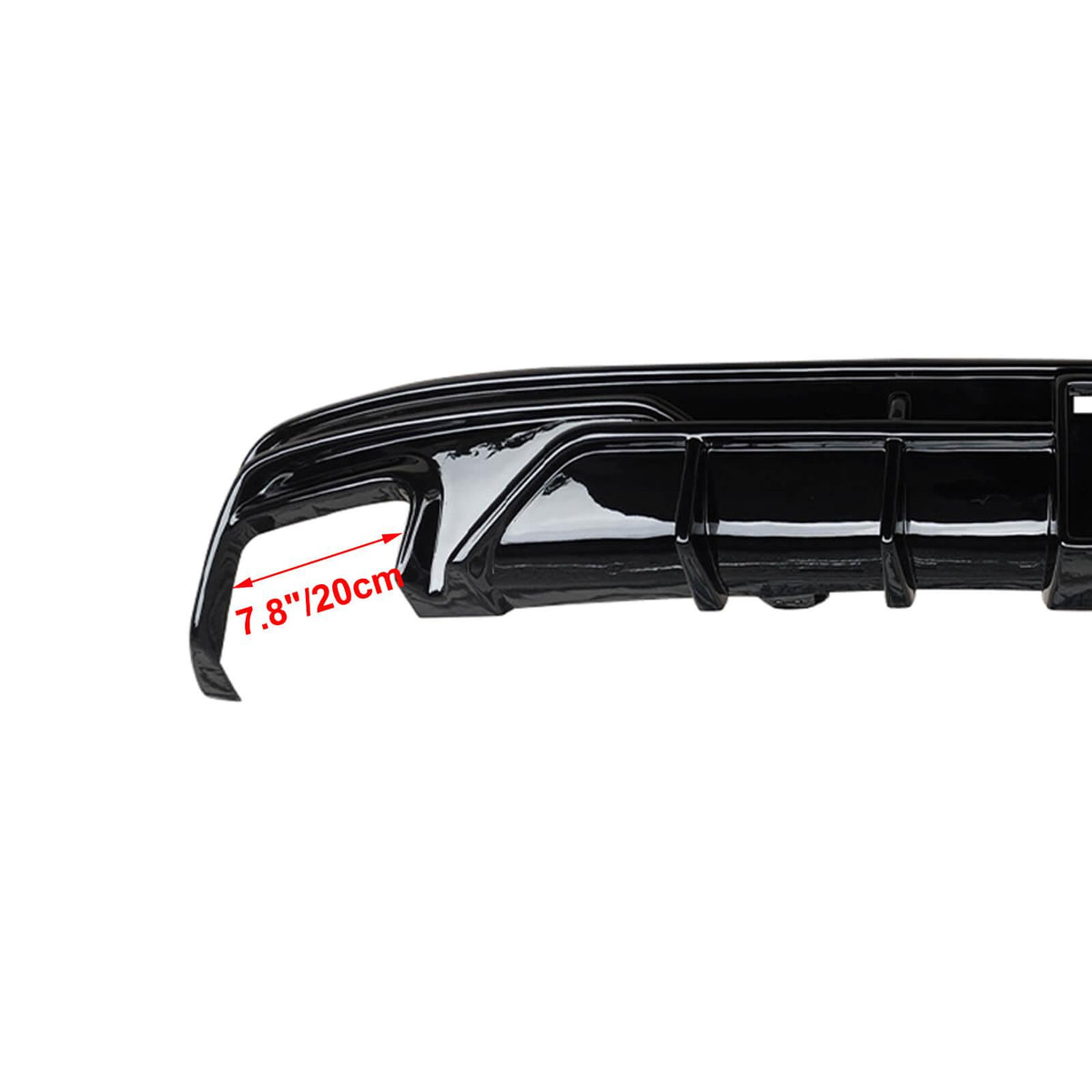 NINTE For 2023-2024 11th Honda Accord Rear Diffuser Glossy Black