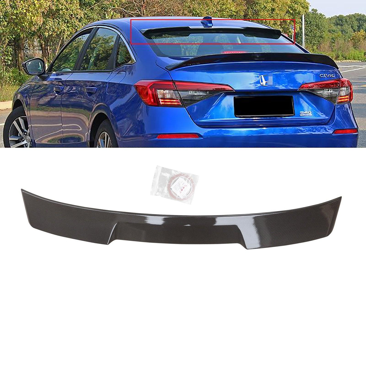 NINTE For 2022-2025 11th Honda Civic EX LX SI Sport Touring Roof ...