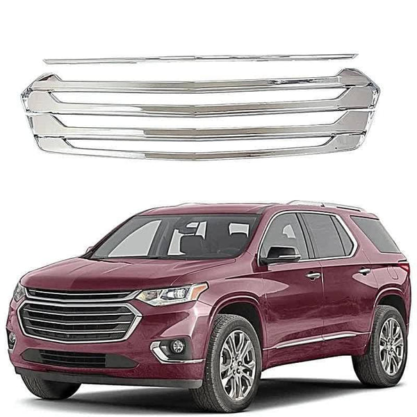NINTE For 2018-2021 Chevrolet Traverse Grille Cover Painted Front Grill ...