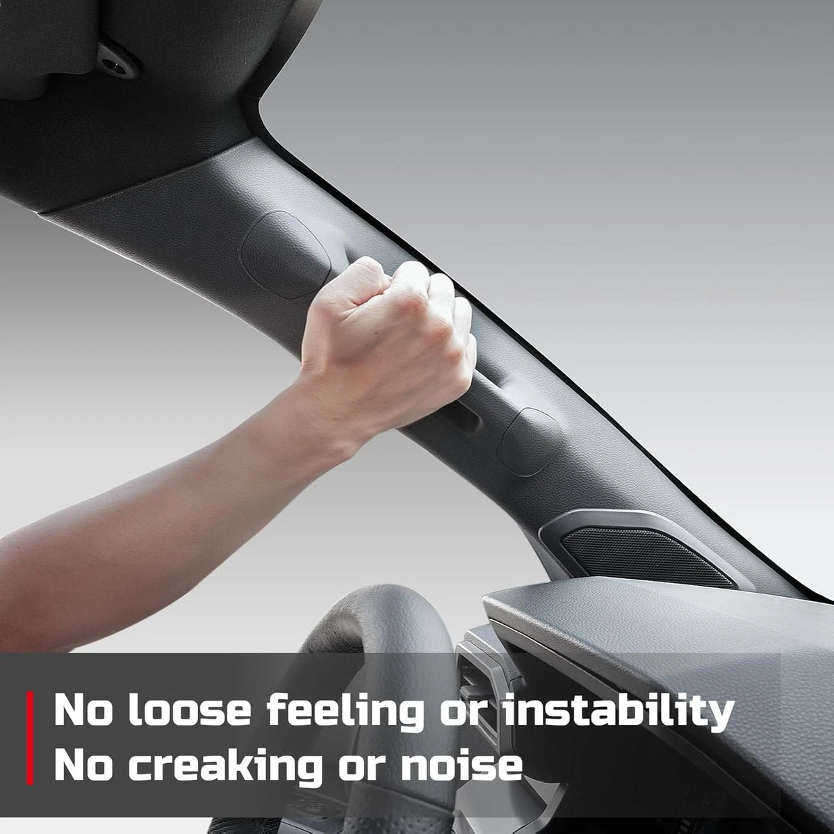 NINTE Driver Side A-Pillar Grab Handle for 2024-2026 Toyota Tacoma Gen 4Th