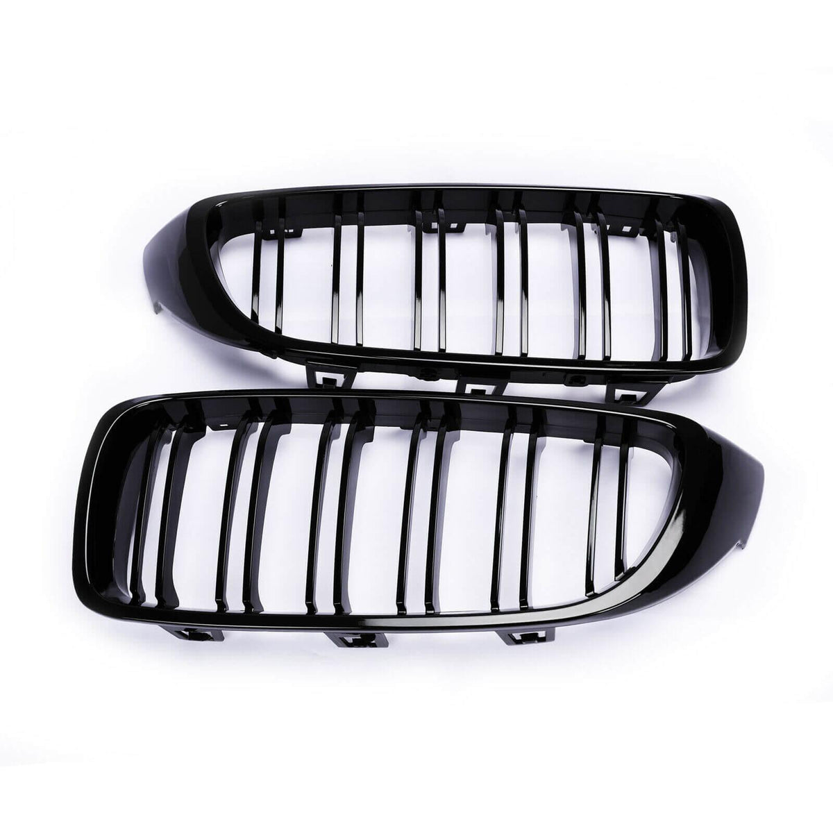 NINTE For 2014-2017 BMW 4 Series F32 F33 F36 F82 M4 Grille Dual Slats ...